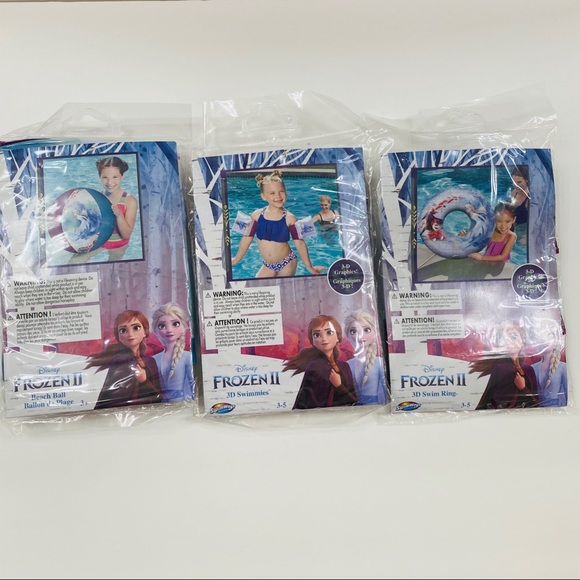 Disney | Toys | Frozen 2 Elsa Swim Set Ball Arms Float Swim Ring | Poshmark